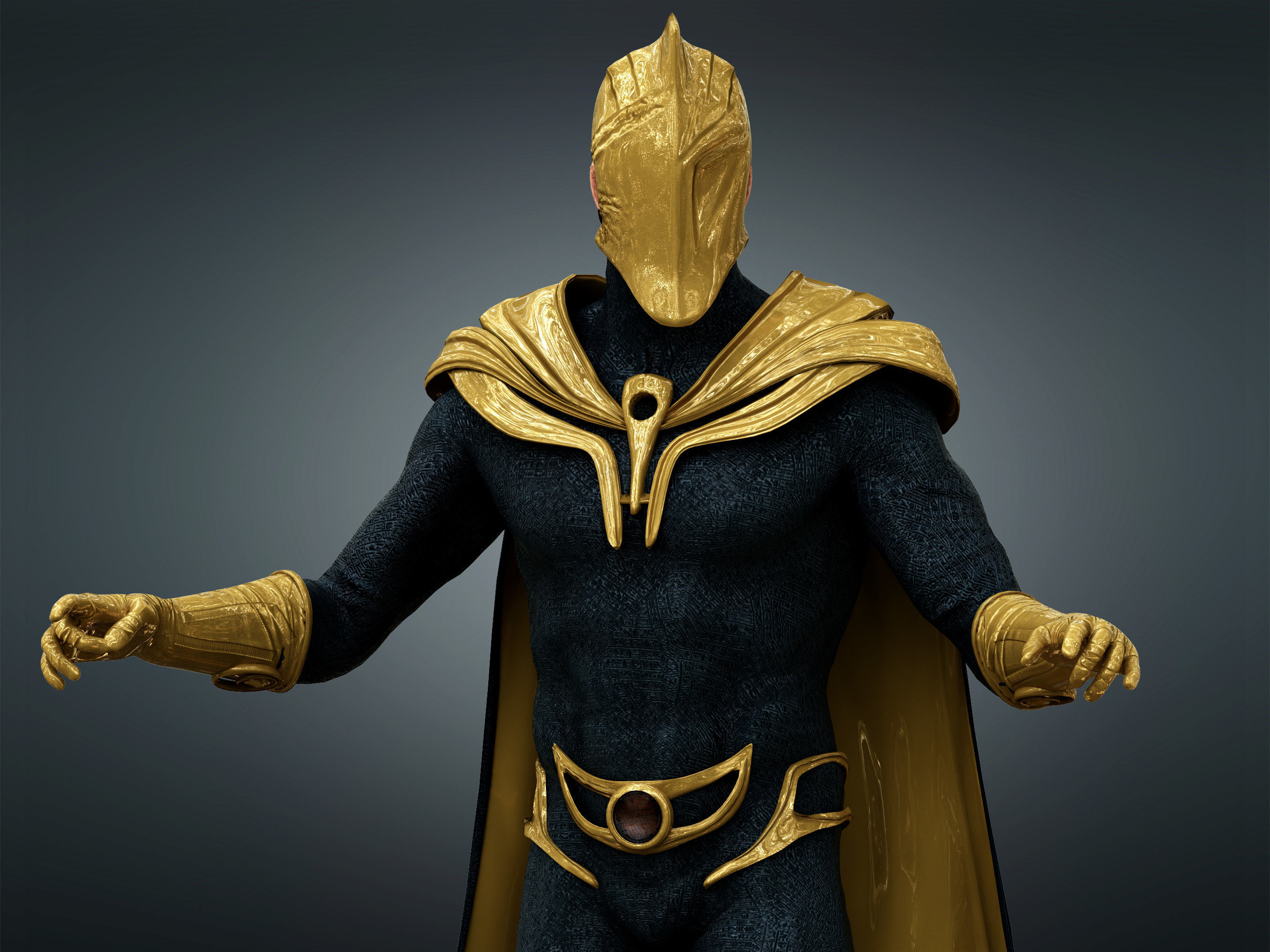 3D model Doctor Fate VR / AR / low-poly rigged | CGTrader