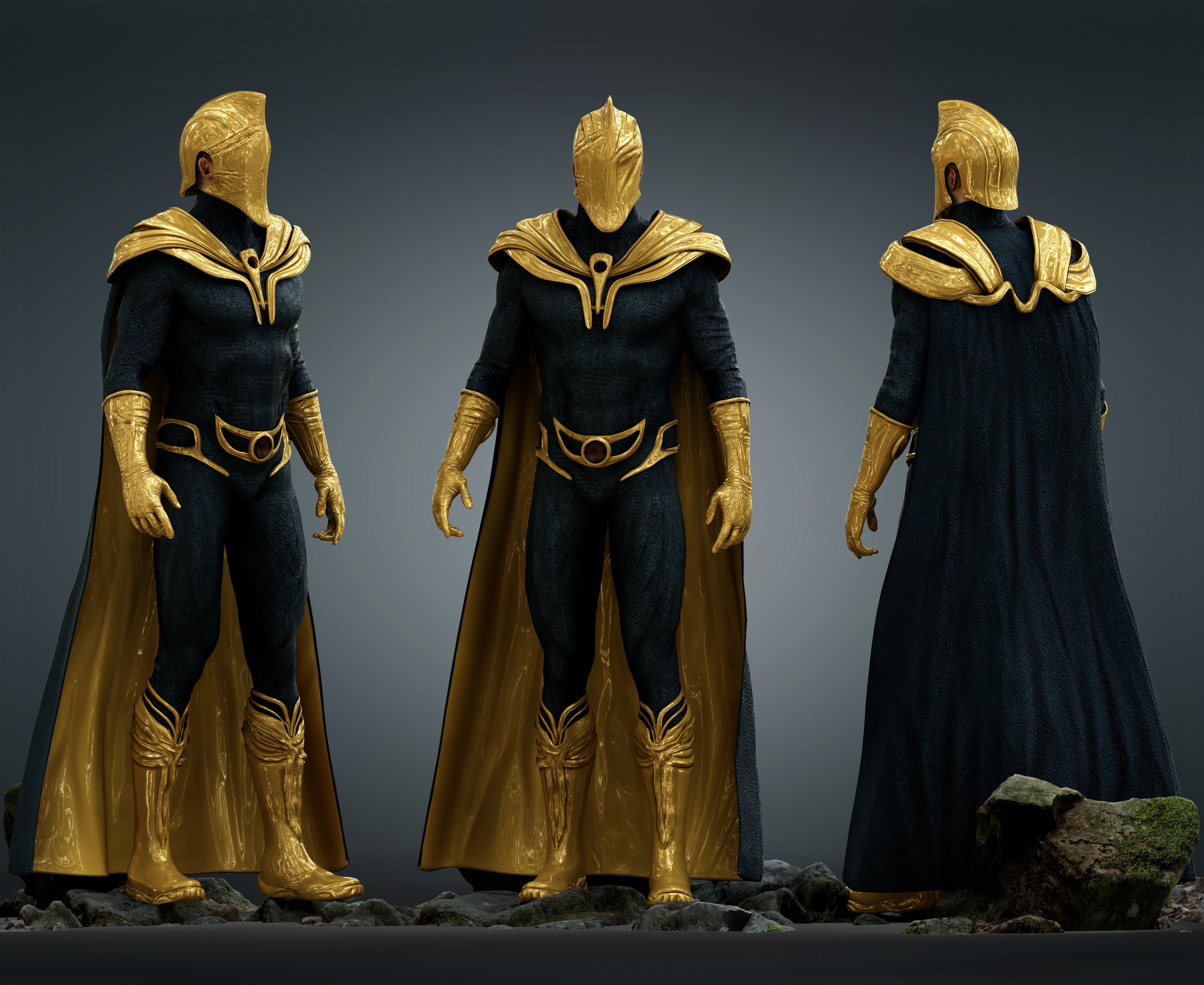 3D model Doctor Fate VR / AR / low-poly rigged | CGTrader