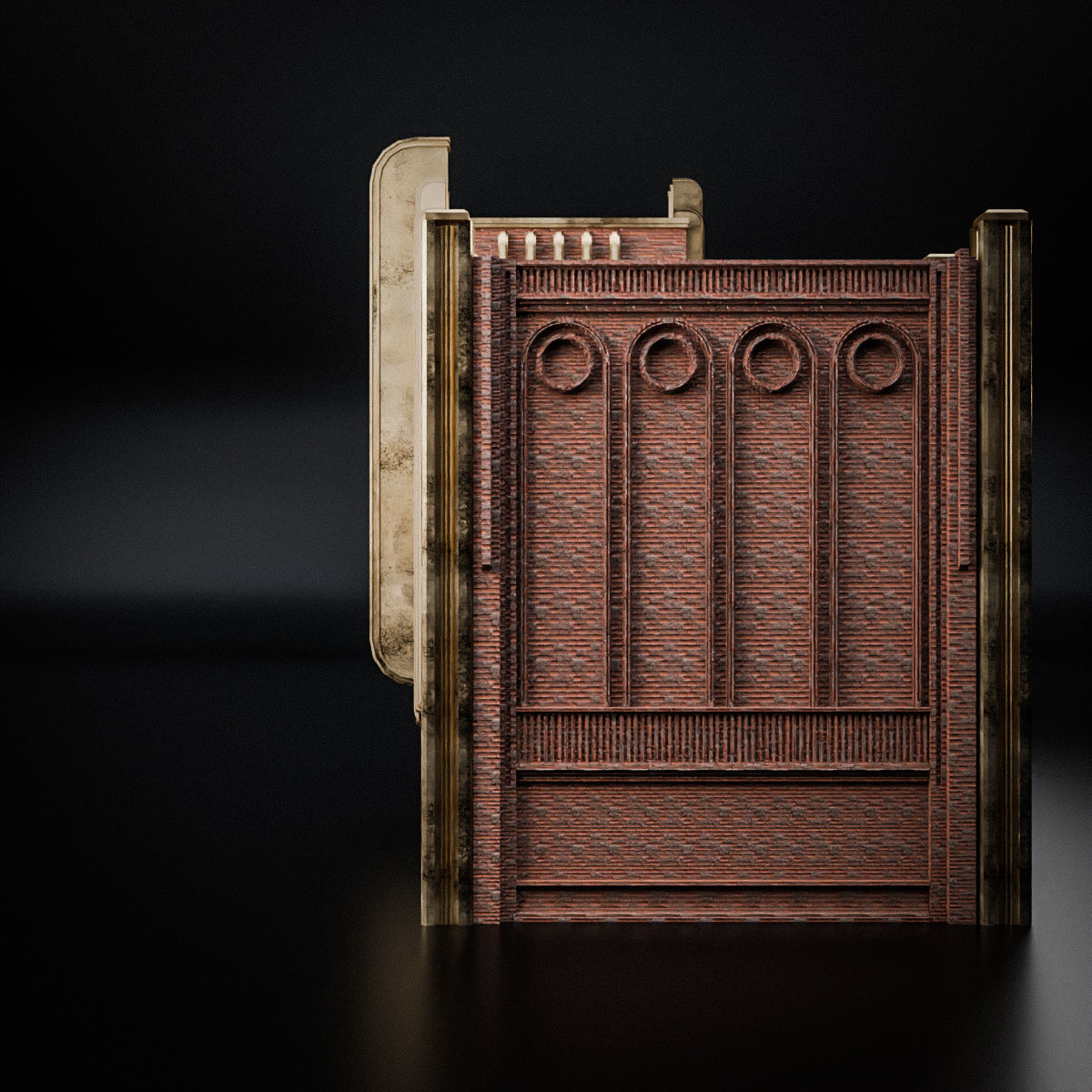 3D model ART DECO STEAMPUNK BUILDING 05 VR / AR / low-poly | CGTrader