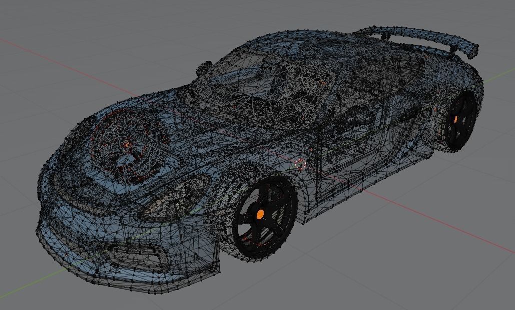 JDM Porsche Cayman GT4 3D model | CGTrader