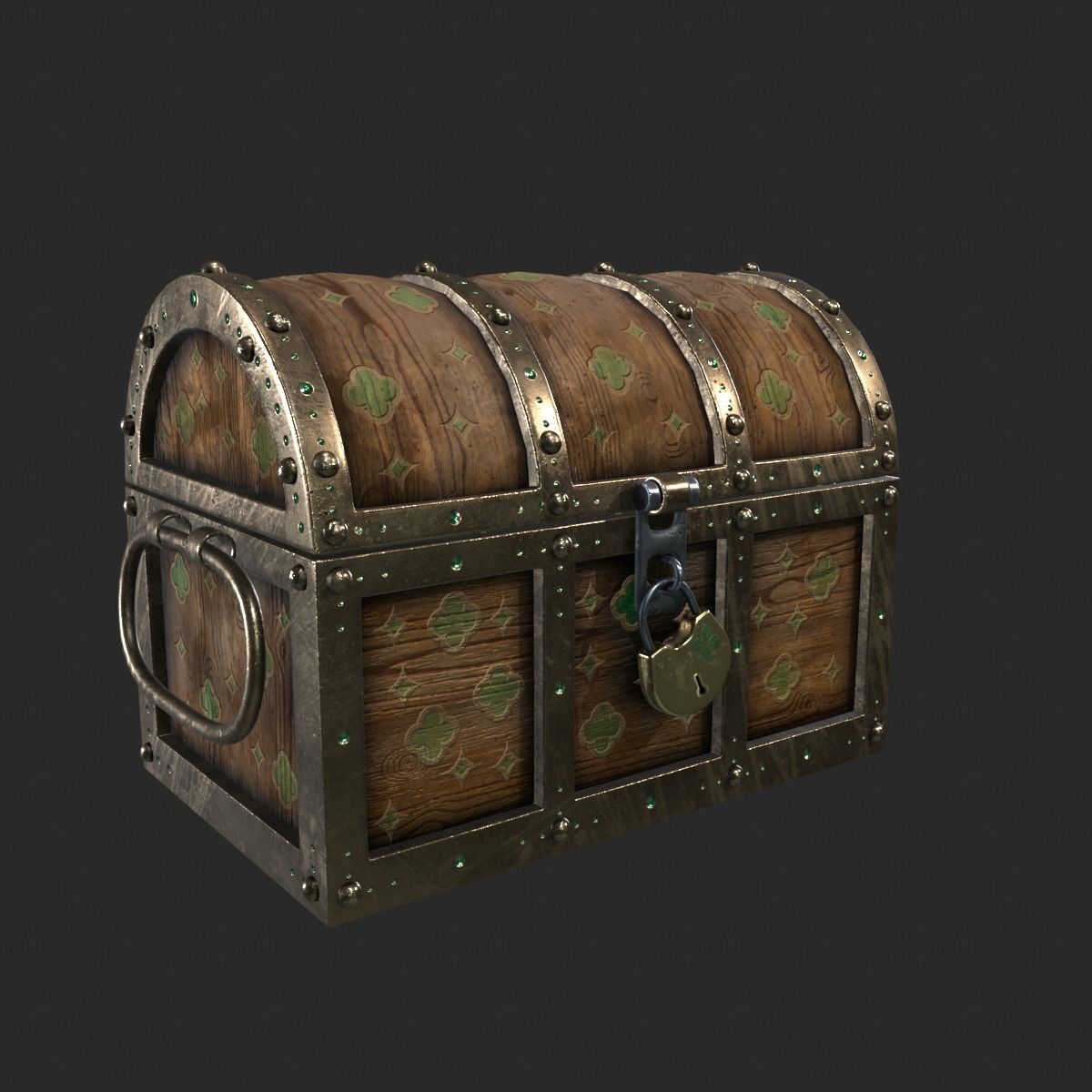 3D model Royal chest VR / AR / low-poly | CGTrader