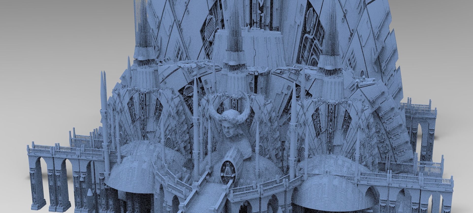 Alien Prometheus temples 3 3D model | CGTrader