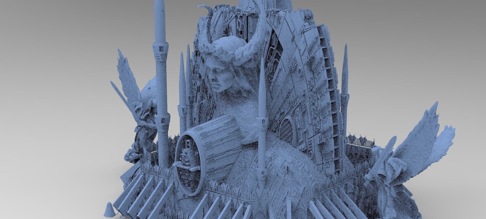 Alien Prometheus temples 4 3D model | CGTrader
