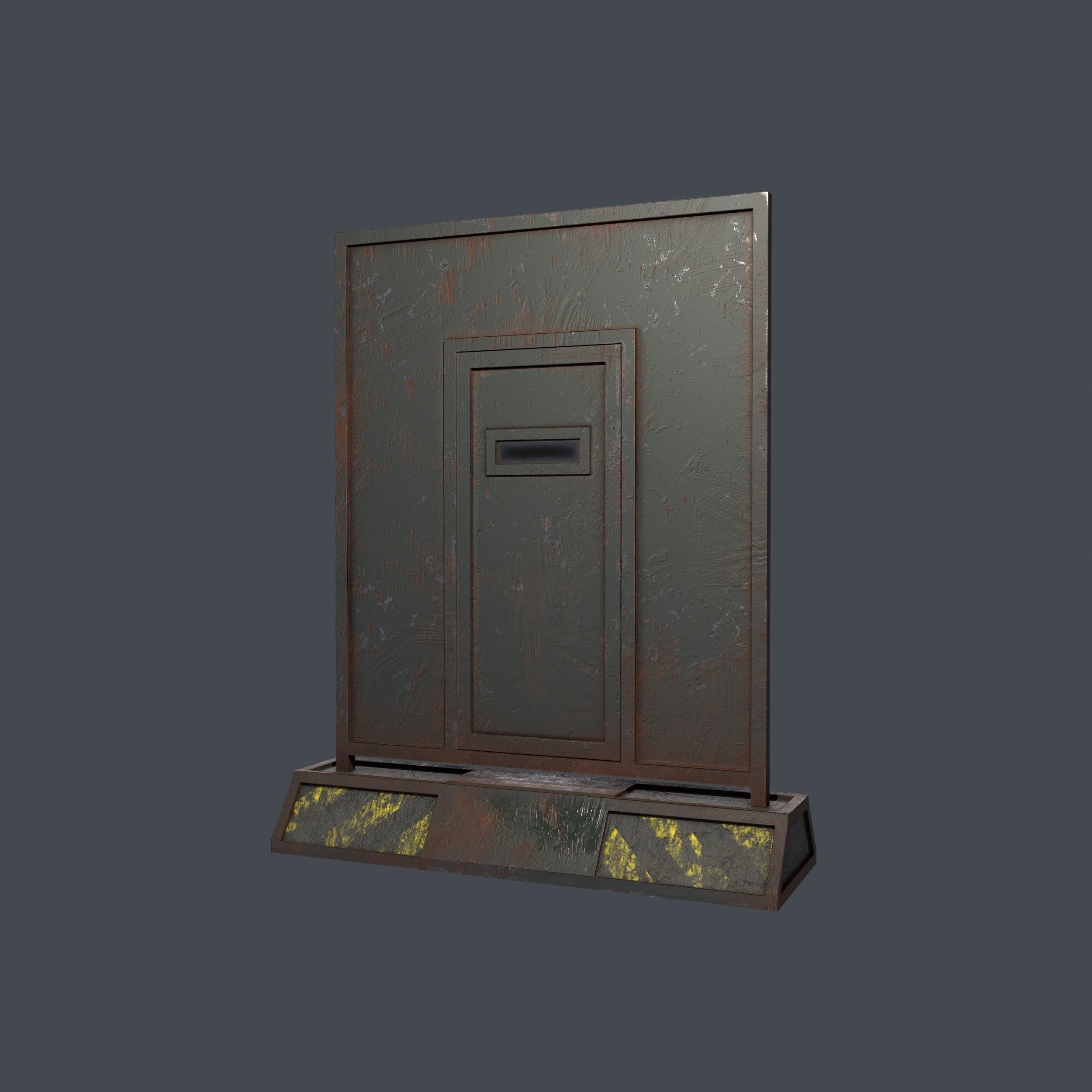 Concrete RoadBlock Barrier Barricade 3D model | CGTrader