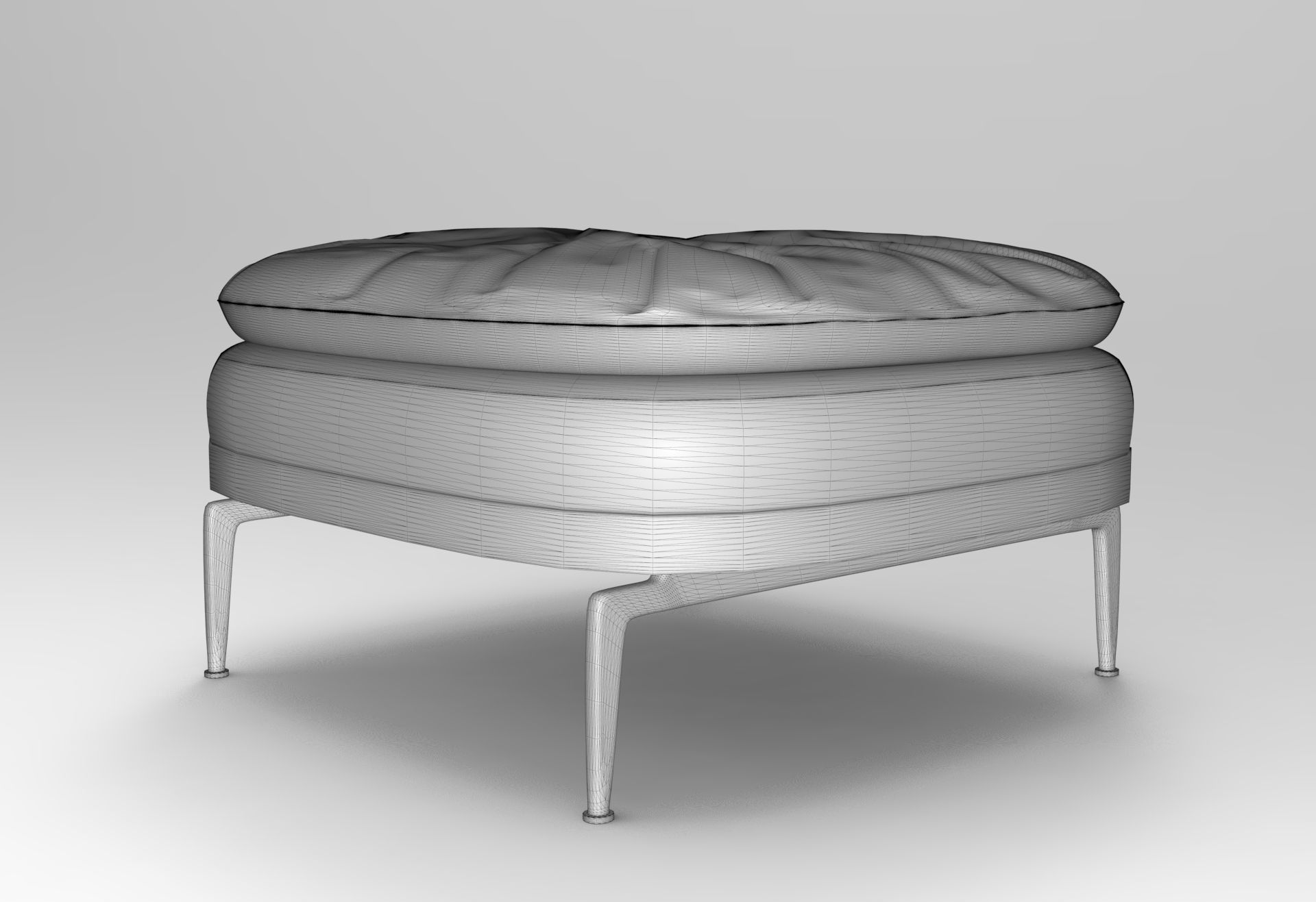 3D model Mistral Pouf VR / AR / low-poly | CGTrader