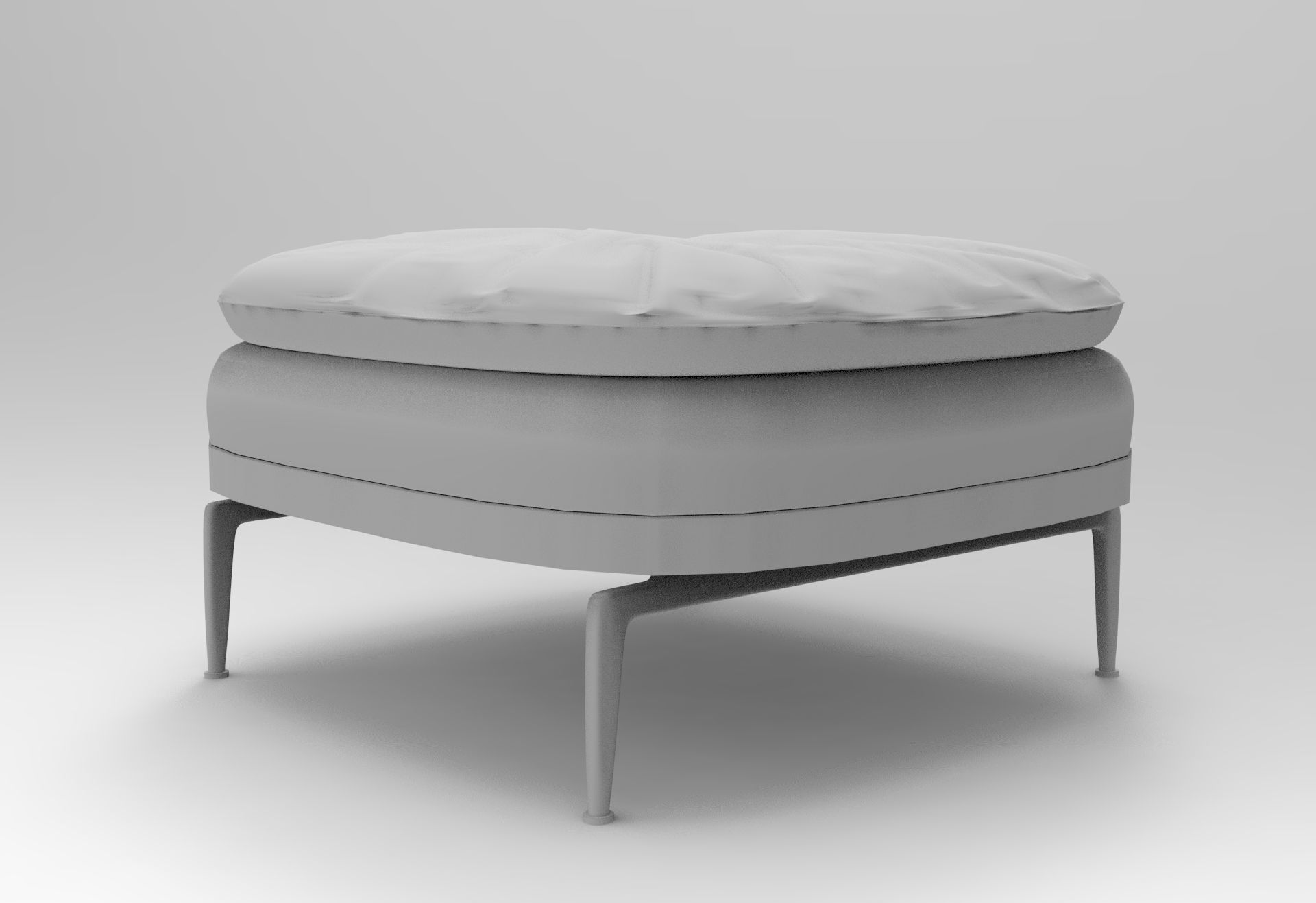 3D model Mistral Pouf VR / AR / low-poly | CGTrader