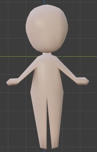 Low-poly chibi base 3D model | CGTrader