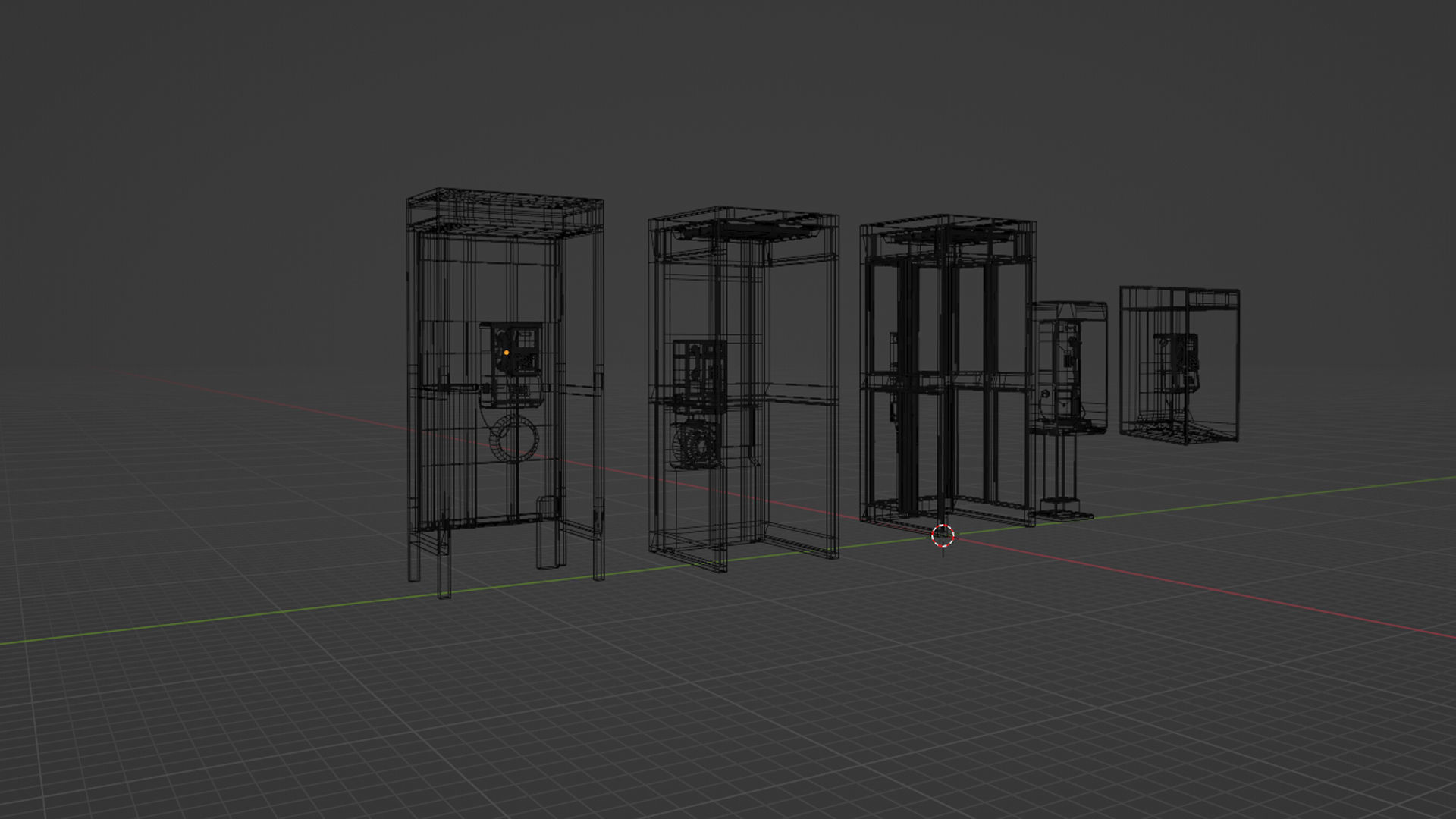 Phone Booth Asset Pack free 3D model | CGTrader