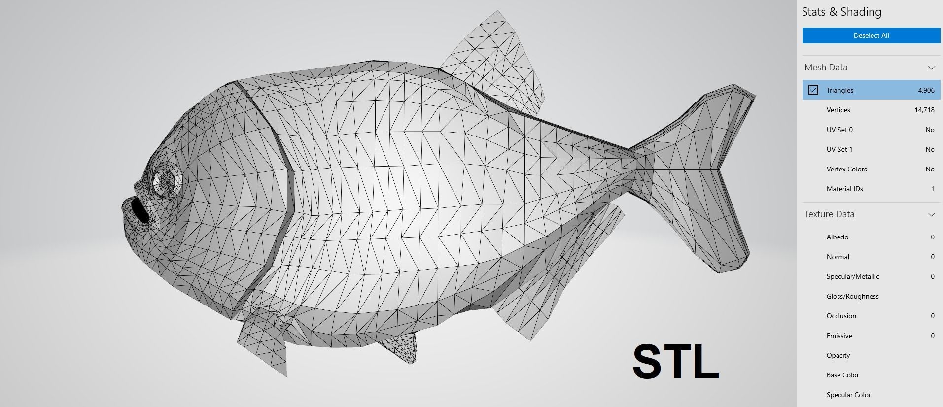Piranha Low Poly fish 3D model | CGTrader