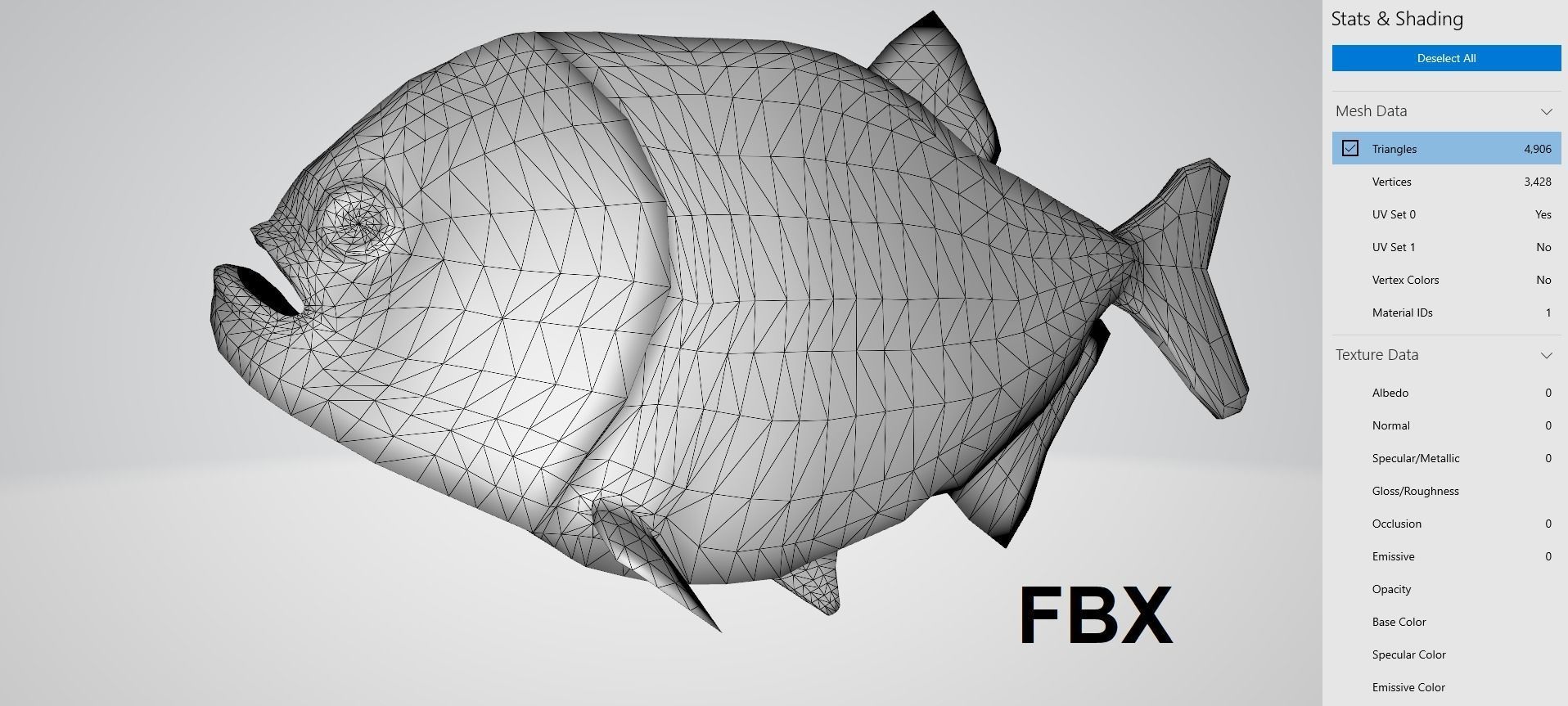 Piranha Low Poly fish 3D model | CGTrader