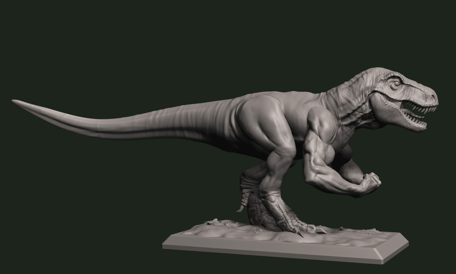 Tyrannosaurus Armstrong 3D model 3D printable | CGTrader