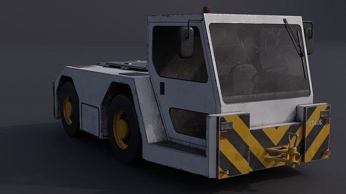 3D model Aircraft Tug Tractor VR / AR / low-poly | CGTrader