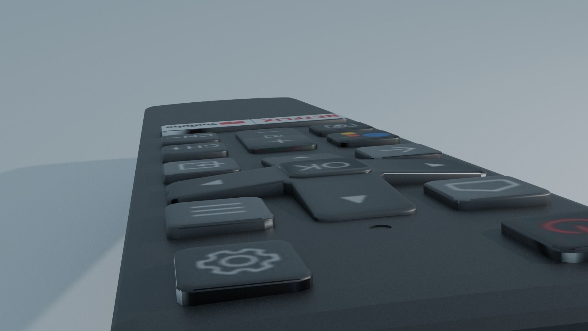 TV Remote of TCL 3D model | CGTrader