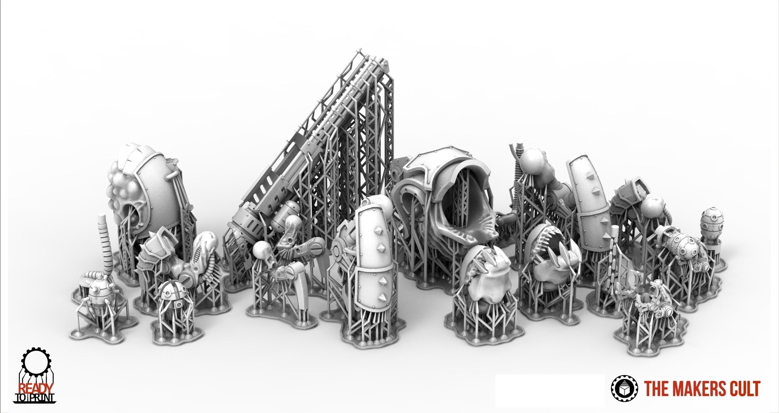 Iron Hive - BioTOS and Pyro upgrade 3D model 3D printable | CGTrader