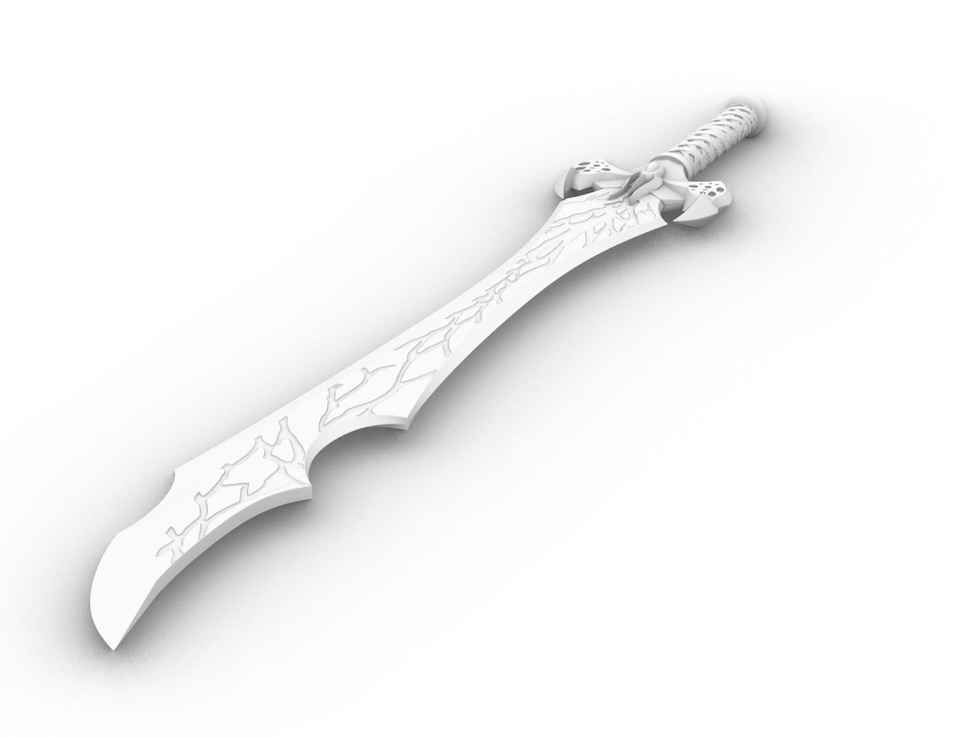 game stone sword 3D print model 3D model 3D printable | CGTrader