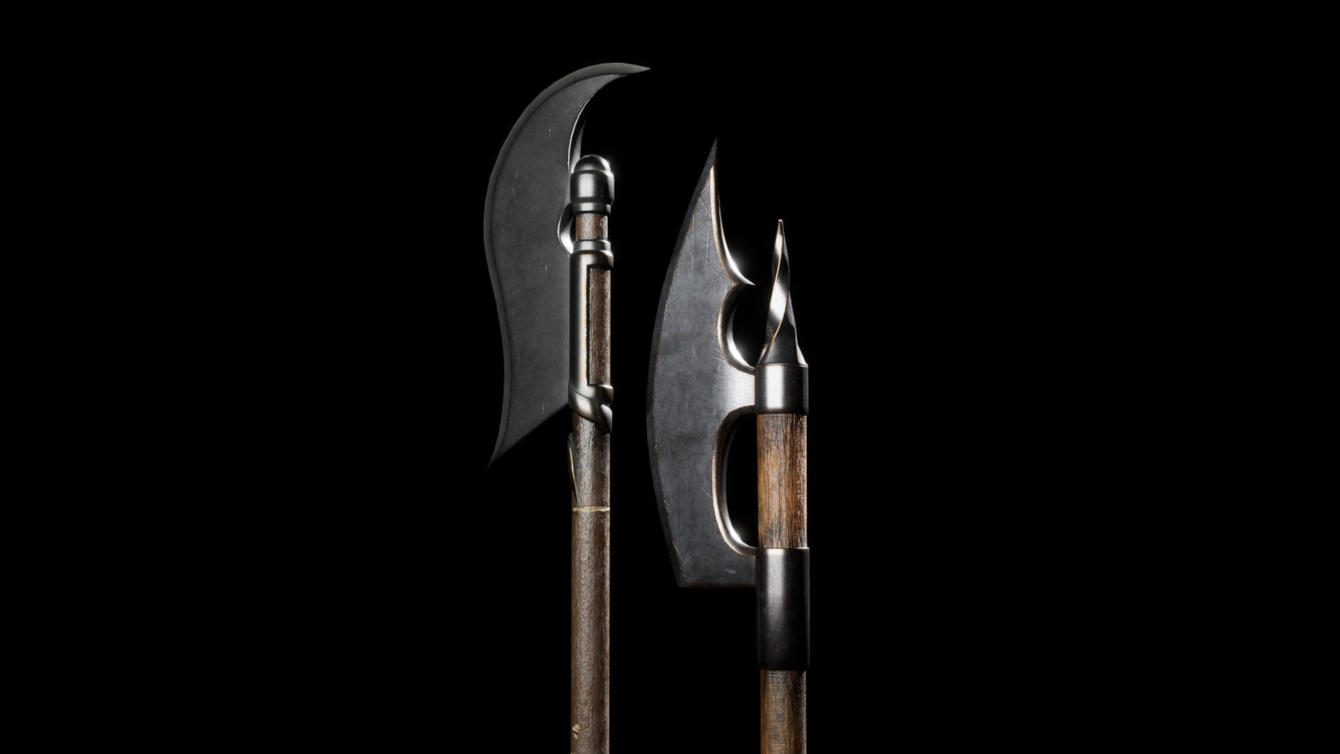 3D model Polearm Pack VR / AR / low-poly | CGTrader