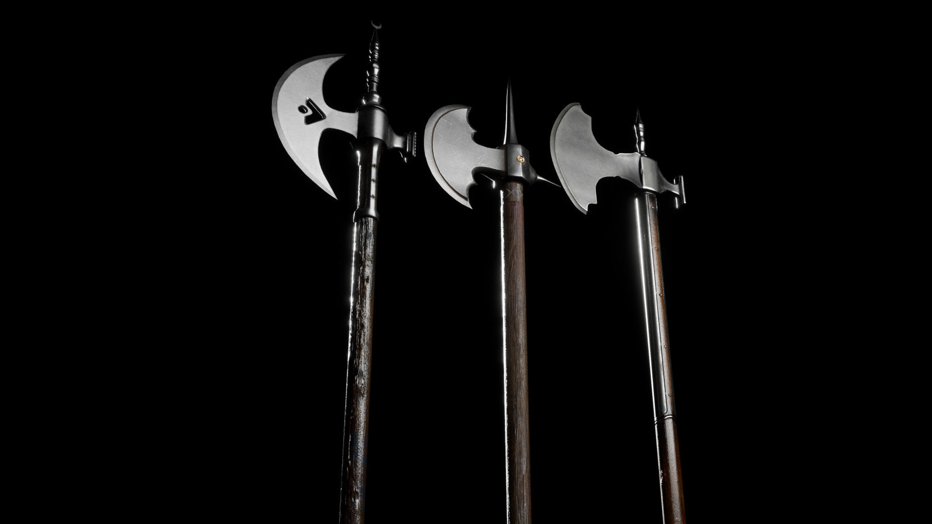 3D model Polearm Pack VR / AR / low-poly | CGTrader