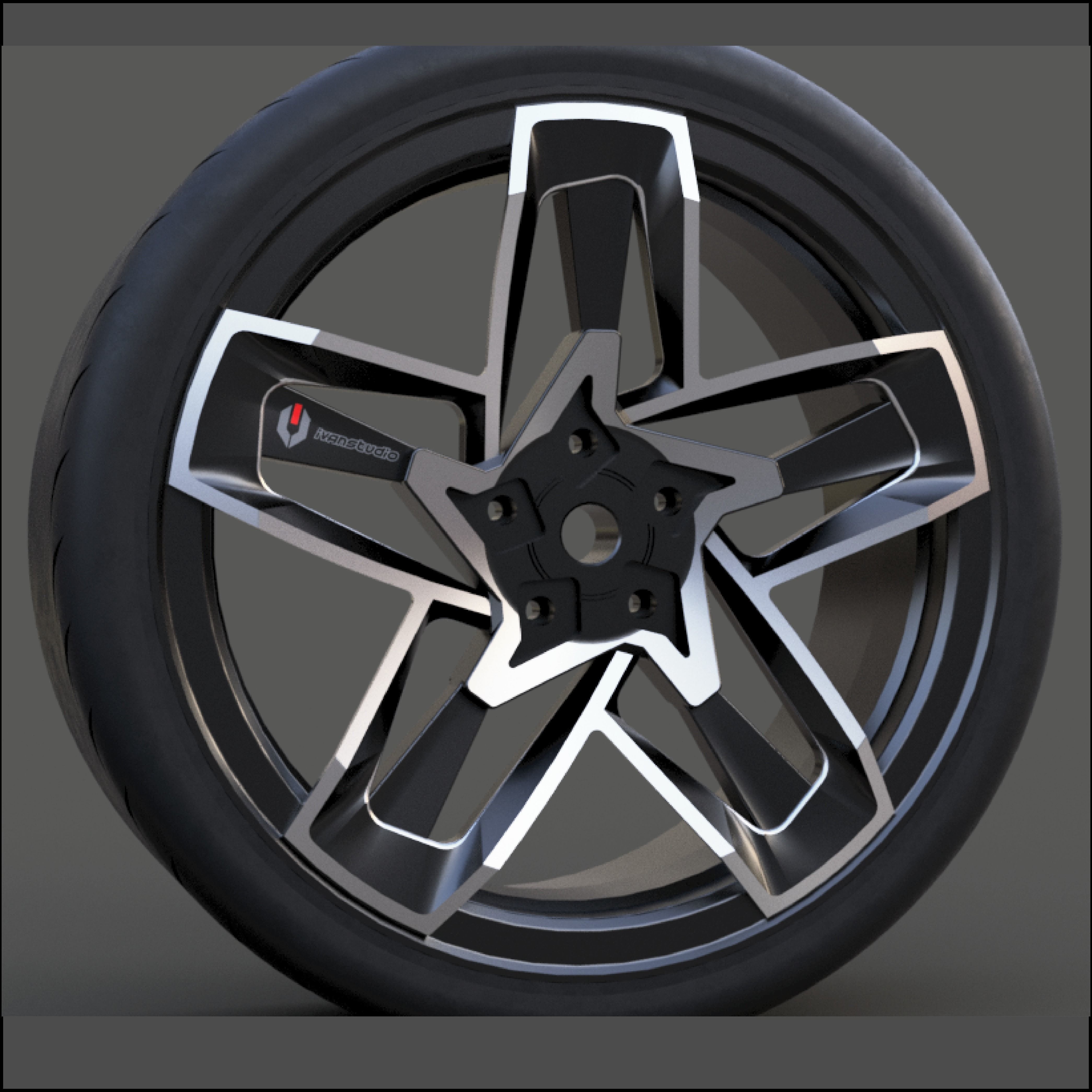 CAR WHEEL 012 3D model | CGTrader