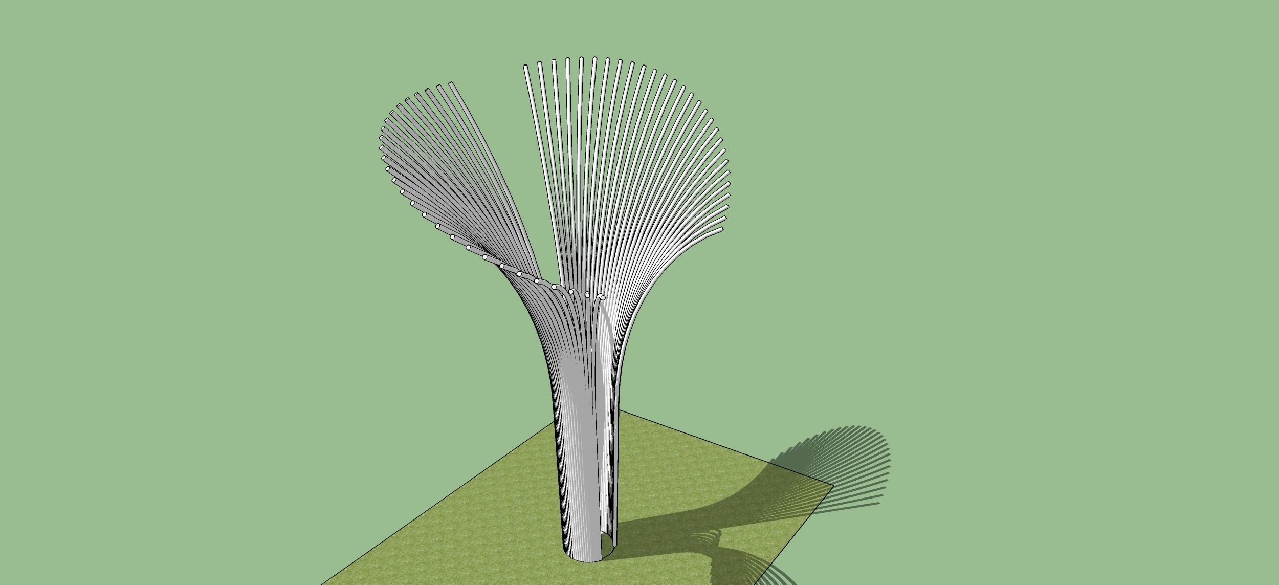 COLOUM PIPE BENDING ARTWORK 3D model | CGTrader