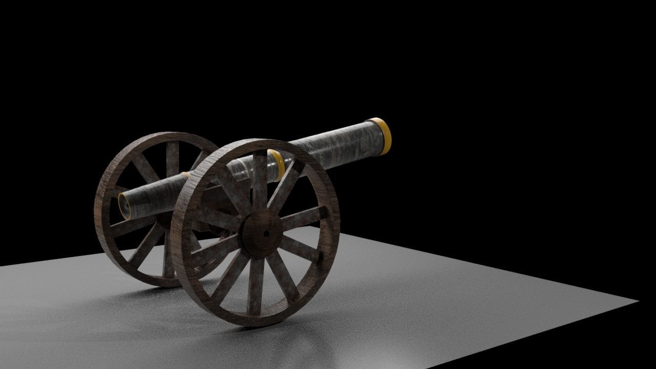 CANON old cannon 3D model | CGTrader