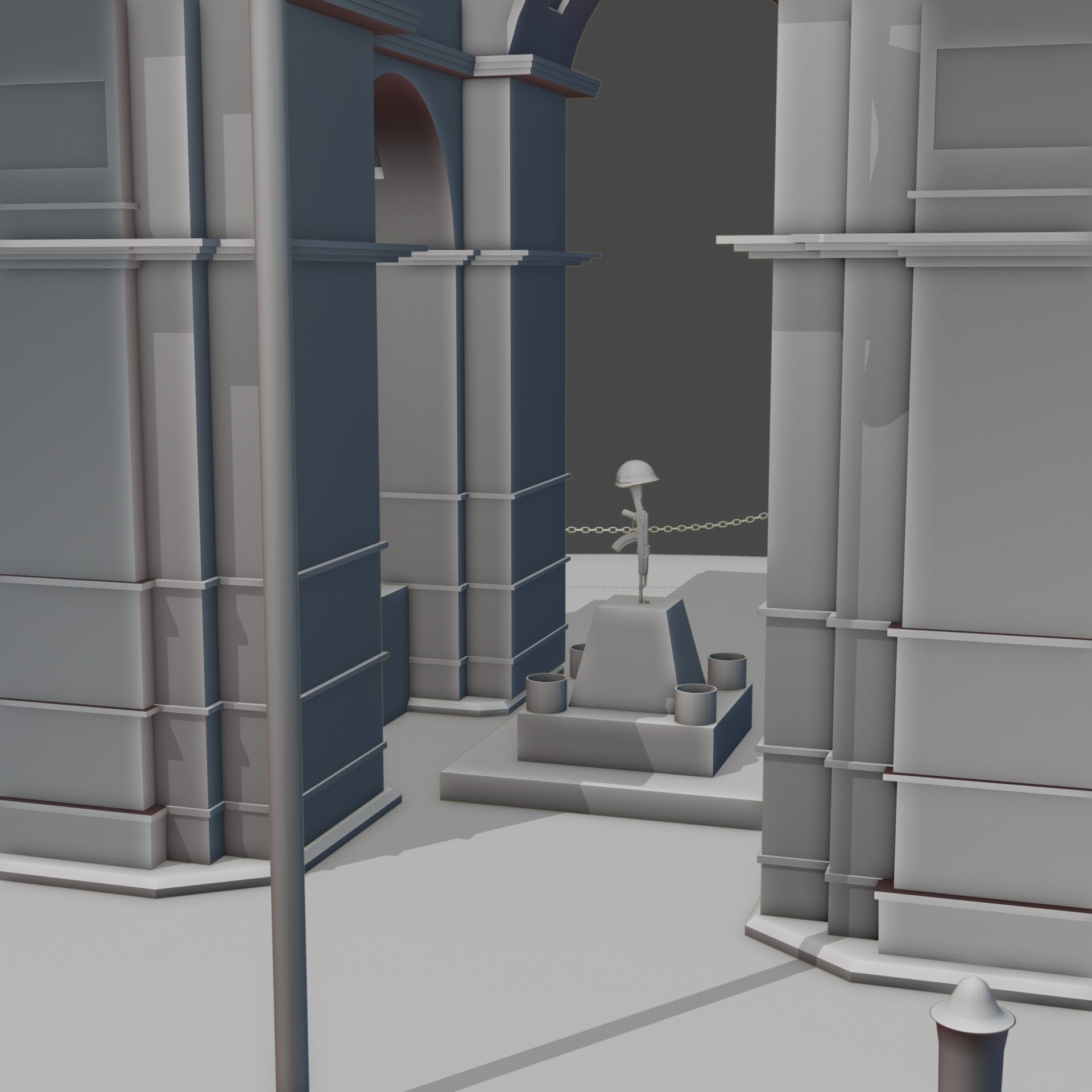 3D model The India Gate VR / AR / low-poly | CGTrader