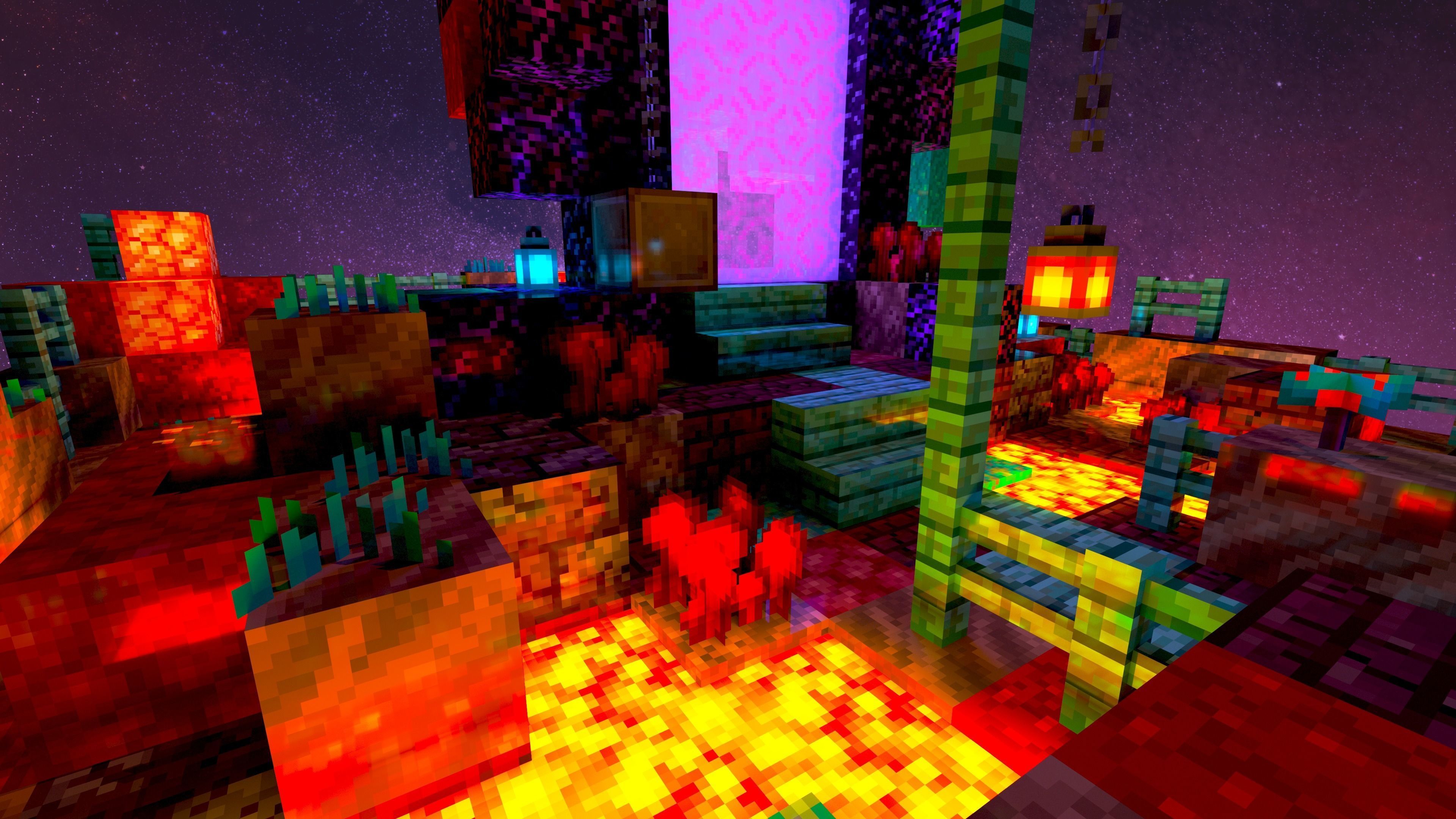 3D model Minecraft Portal Tile VR / AR / low-poly | CGTrader