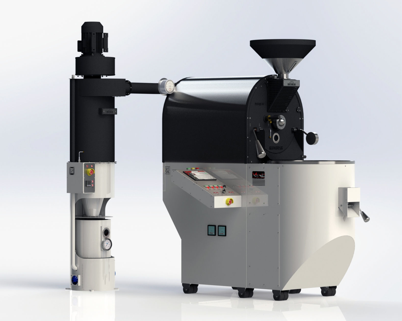 Hartanzah Coffee and Cocoa Roaster free 3D model | CGTrader