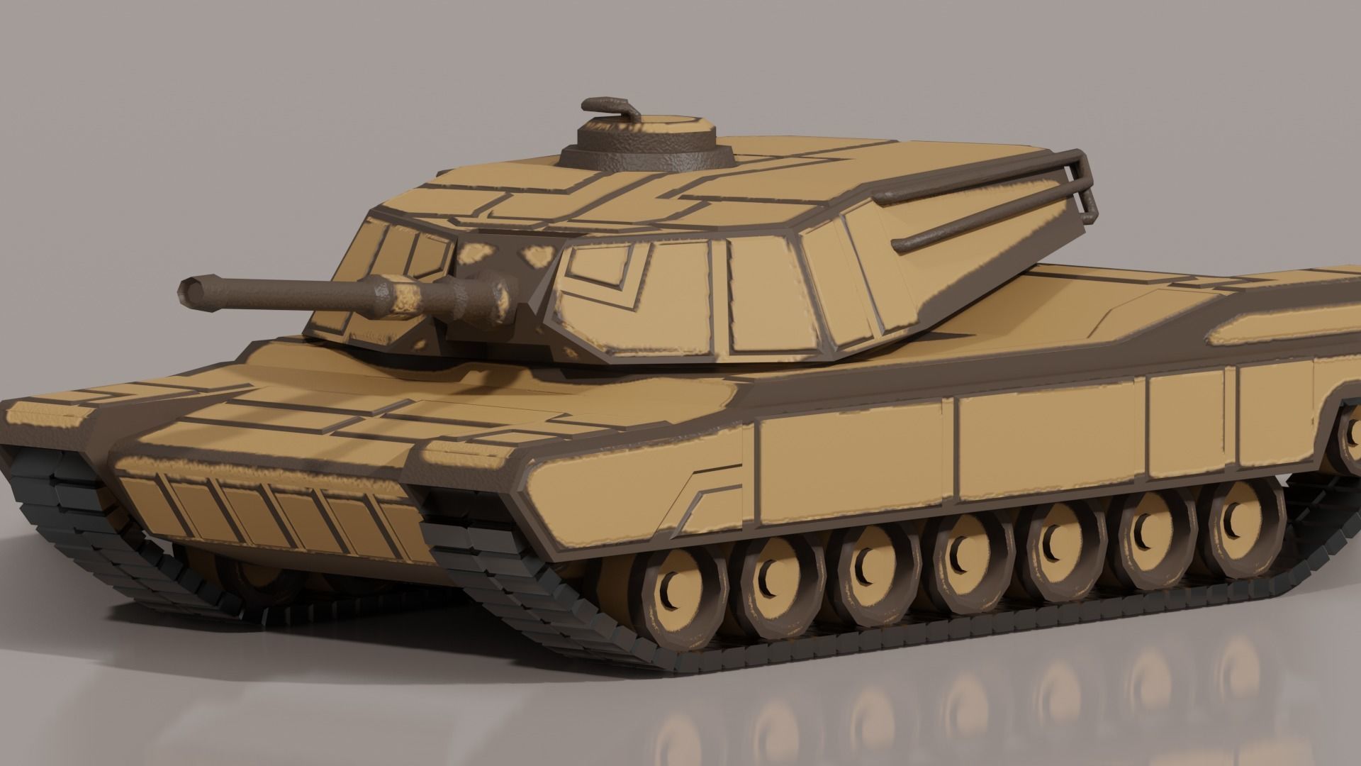 M1 Abrams Tank 3D Model free VR / AR / low-poly 3D model | CGTrader