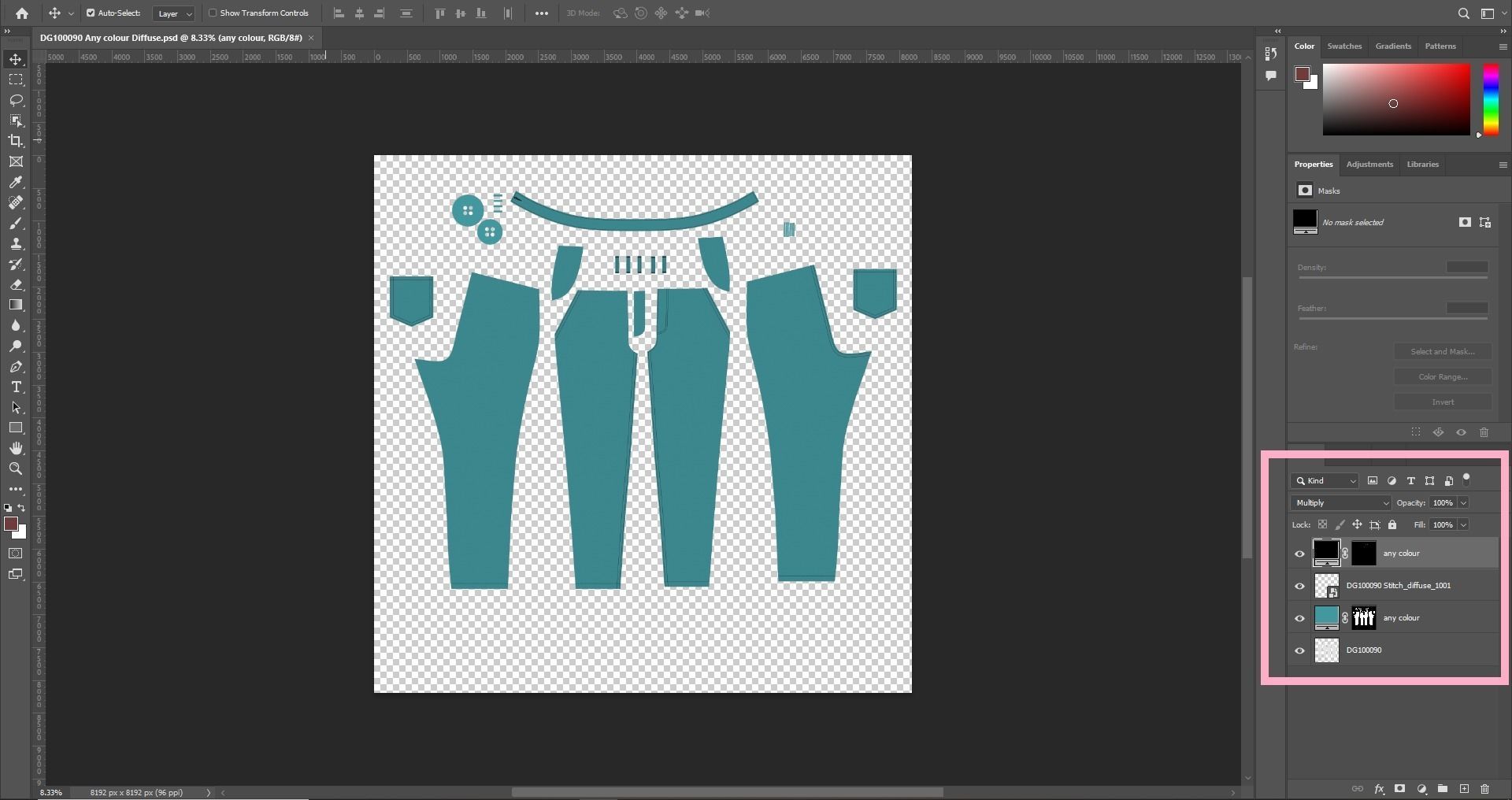 Simple Pants Outfit Street Style 3D model | CGTrader