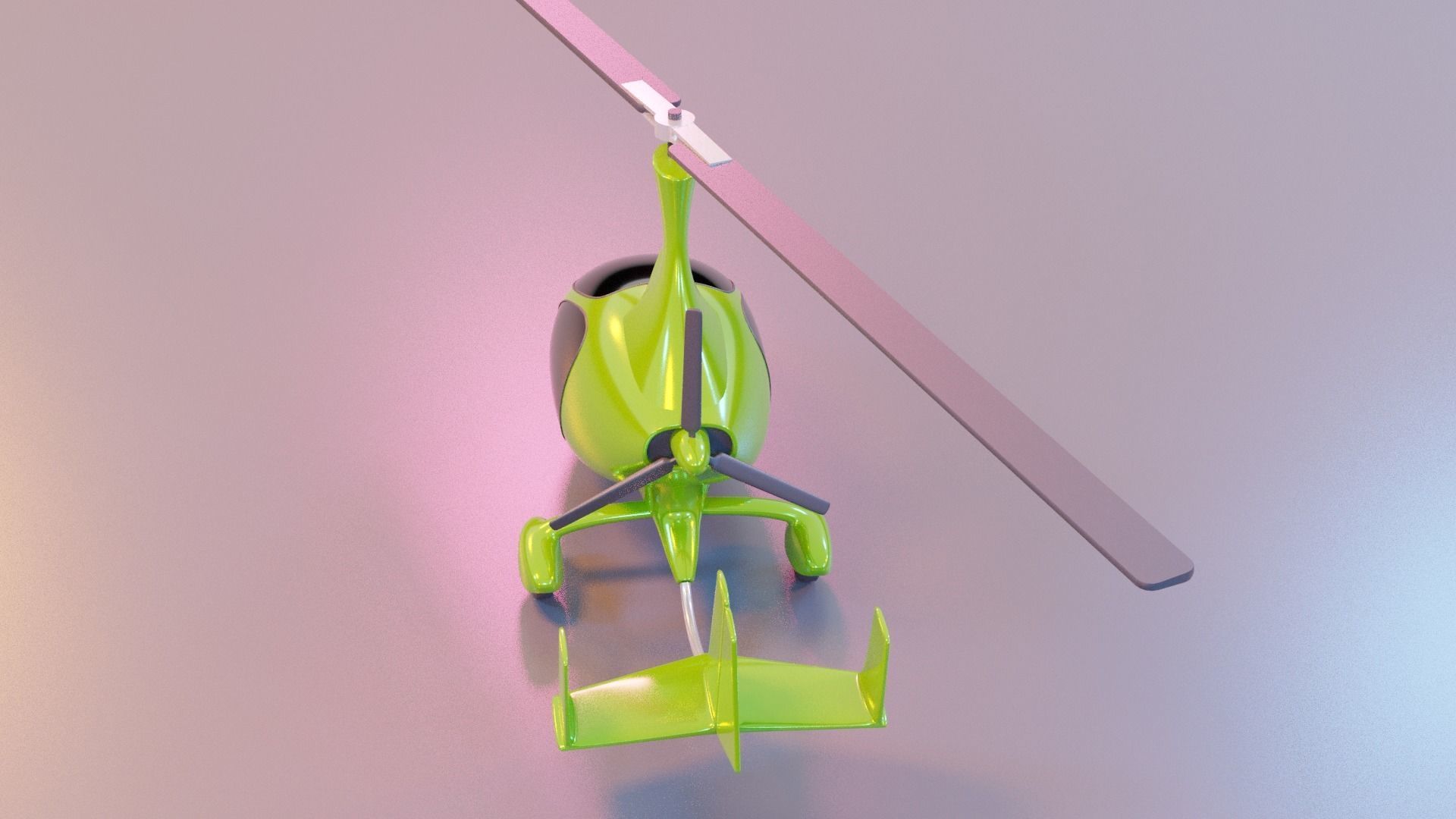 3D model Helicopter - Cavalon Autogyro VR / AR / low-poly | CGTrader