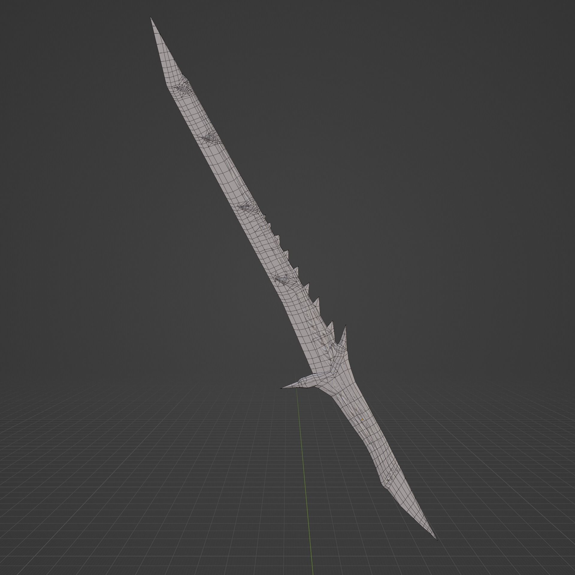 3D model Stylized Lizard Blade PBR Low-Poly game ready VR / AR / low ...