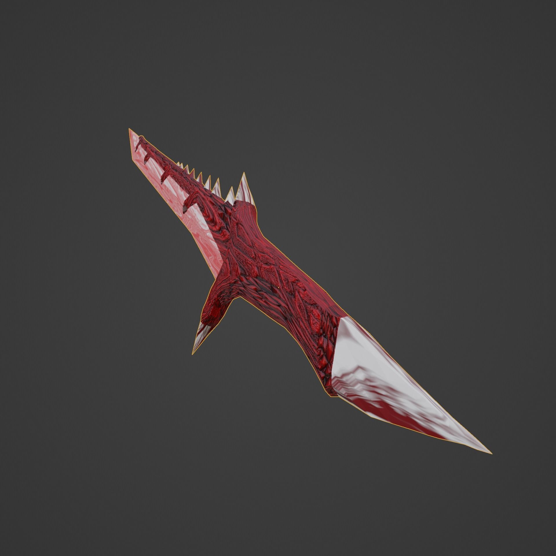 3D model Stylized Lizard Blade PBR Low-Poly game ready VR / AR / low ...