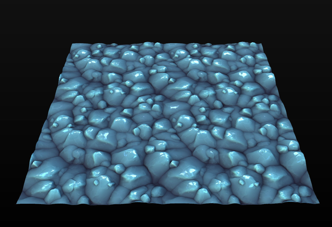 8 Stylized and Seamless Crystals and Rocks PBR Materials - Set 4 ...