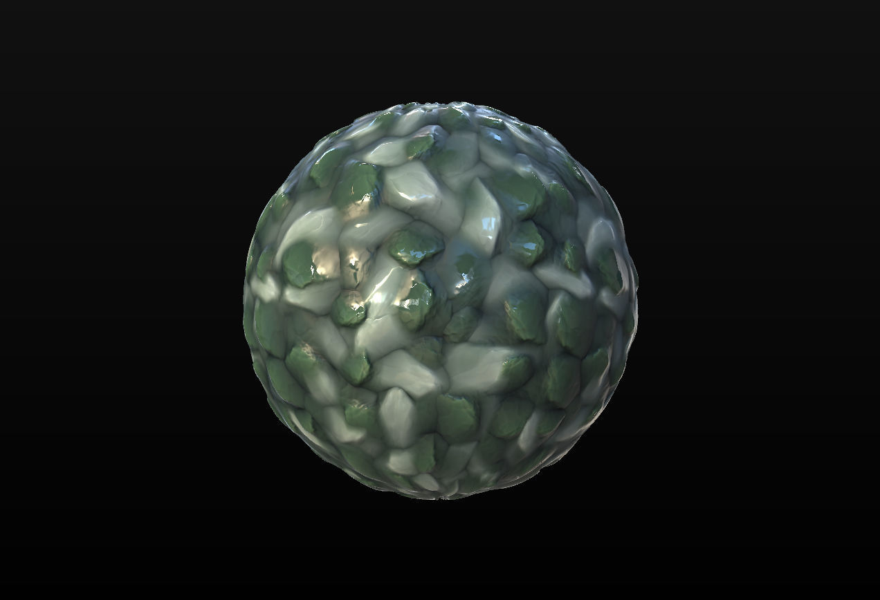 8 Stylized and Seamless Crystals and Rocks PBR Materials - Set 4 ...