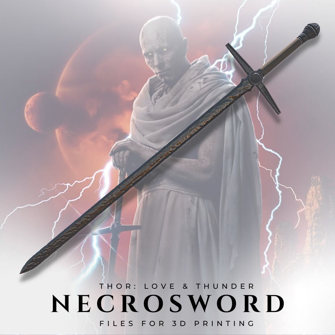 Necrosword from Thor Love and Thunder 3D model 3D printable | CGTrader