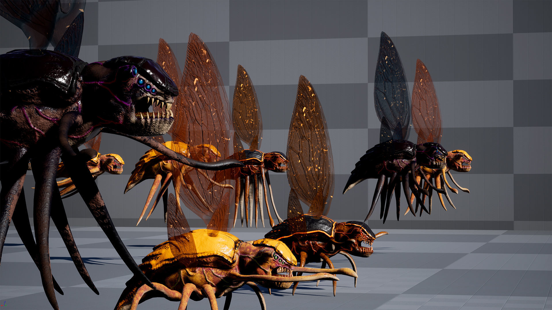 3D model Bug 5 flying insect with wings VR / AR / low-poly | CGTrader