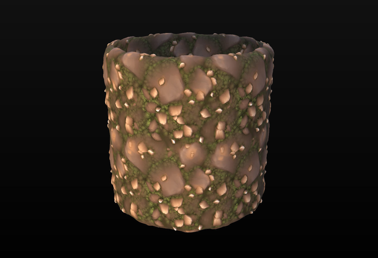8 Stylized and Seamless Rocks and Stone PBR Materials - Set 1 Texture ...