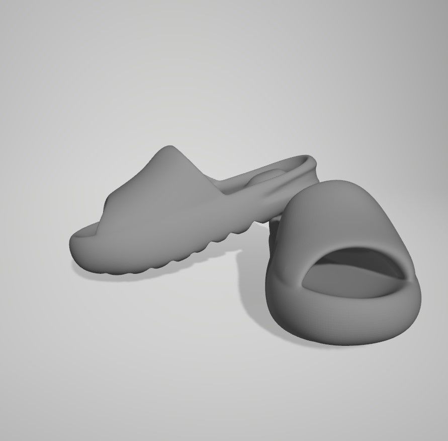 Yeezy Slides 3D model 3D printable | CGTrader