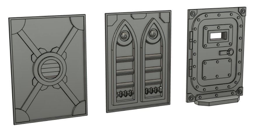 Modular Armoured Container 3D model 3D printable | CGTrader
