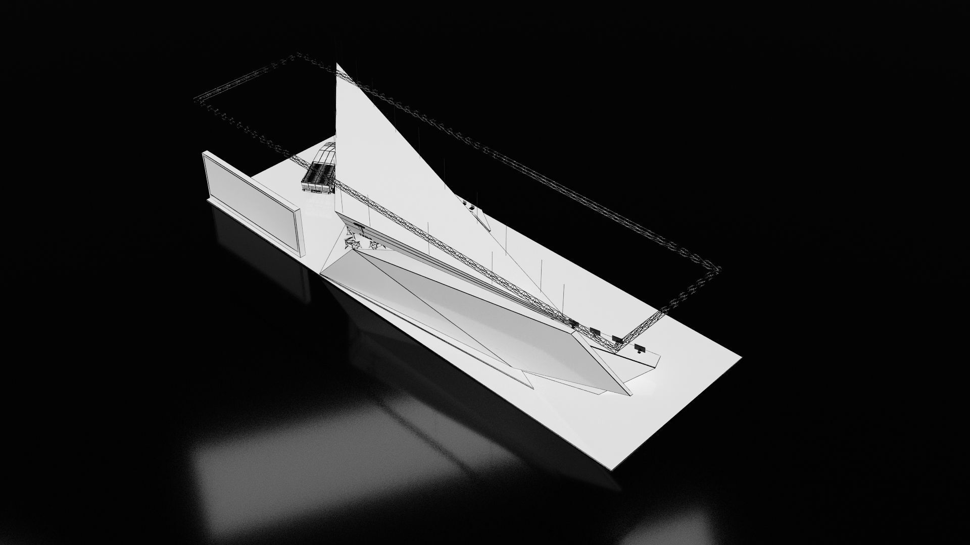 3D MODEL EXHIBITION STAND 3D model rigged | CGTrader