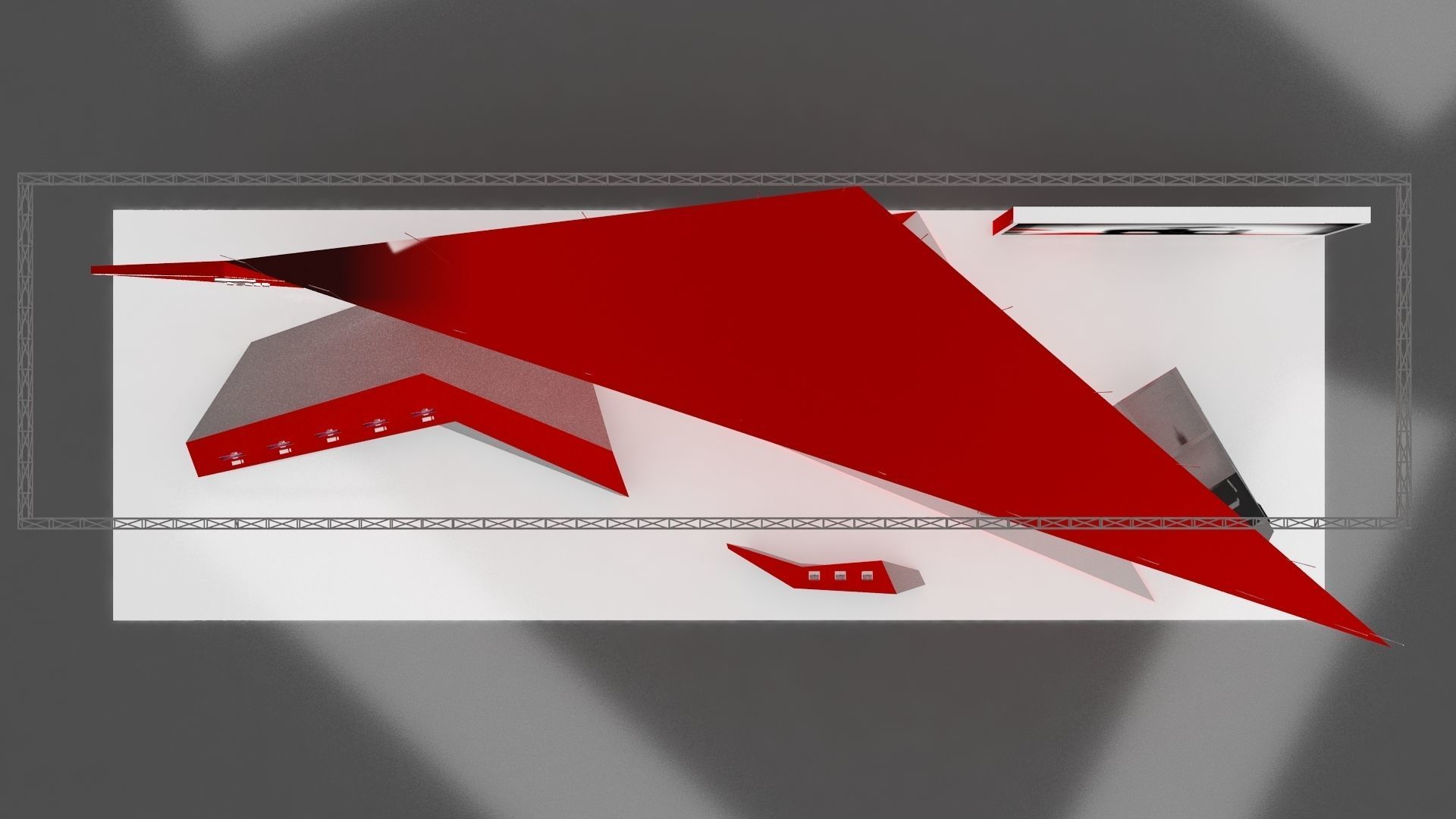 3D MODEL EXHIBITION STAND 3D model rigged | CGTrader