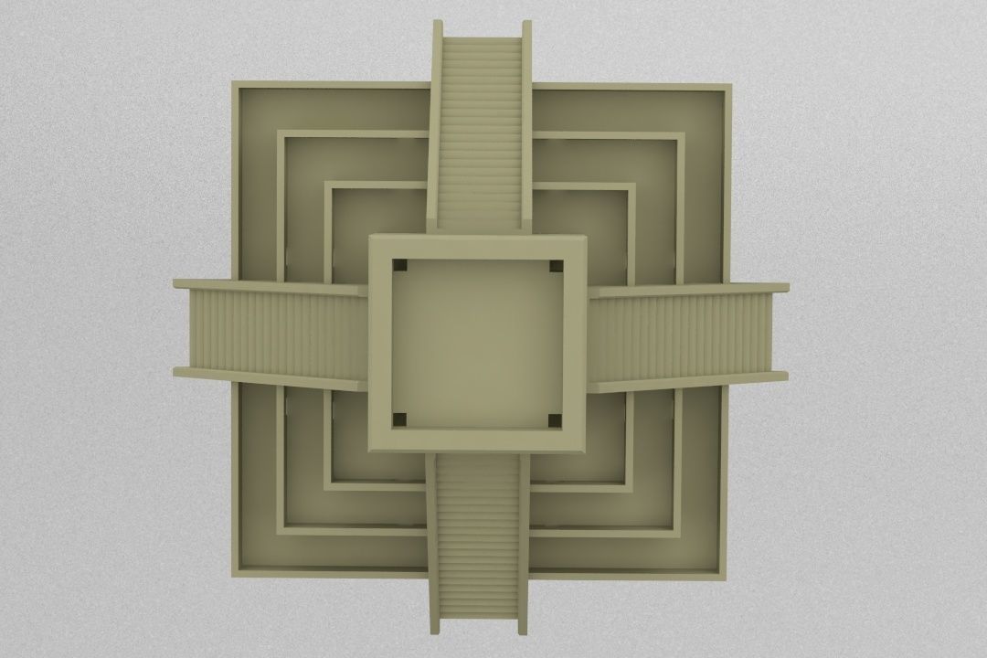 Temple of the incas 3D model 3D printable | CGTrader