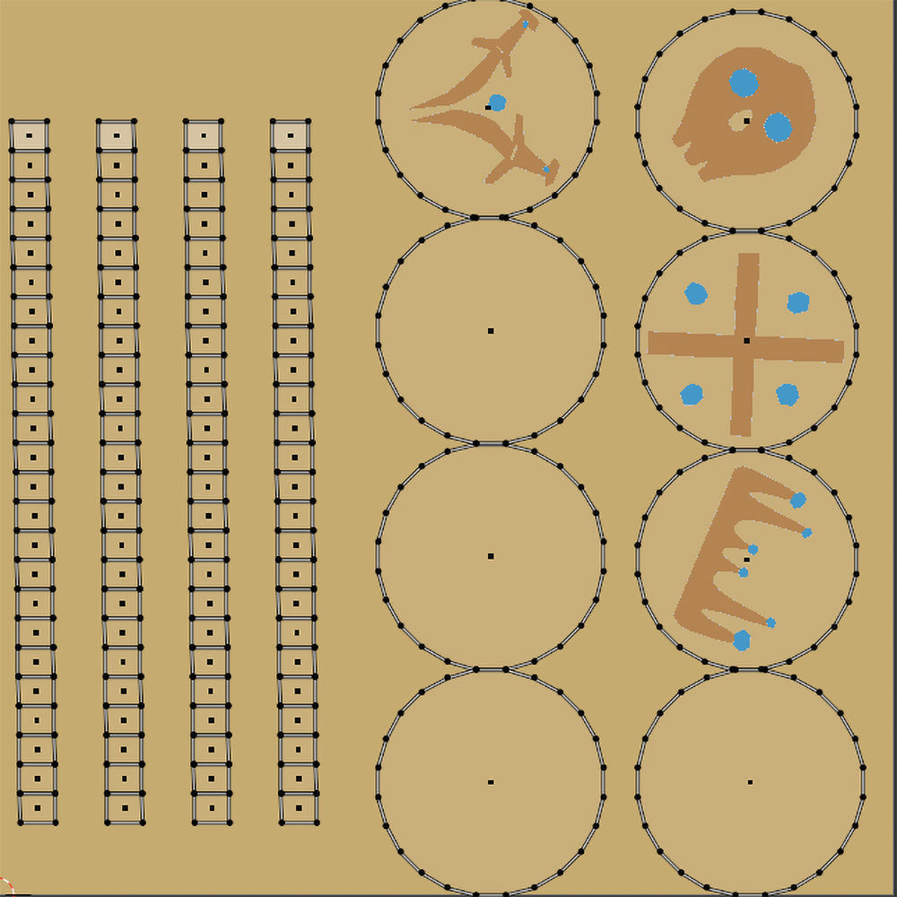 Handpaint gold coins seamless texture Texture | CGTrader