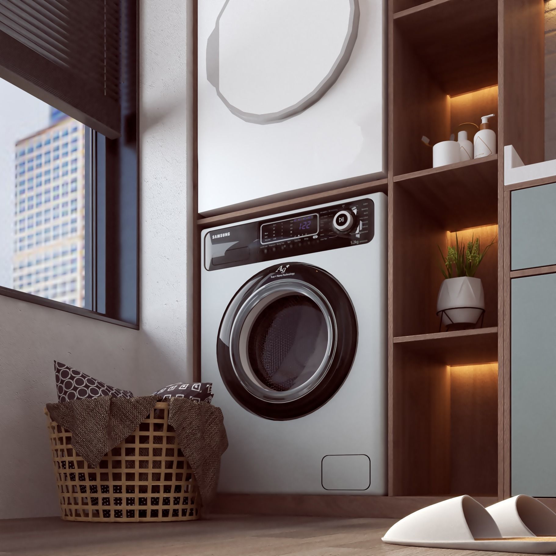 Laundry room 3d model 3D model | CGTrader