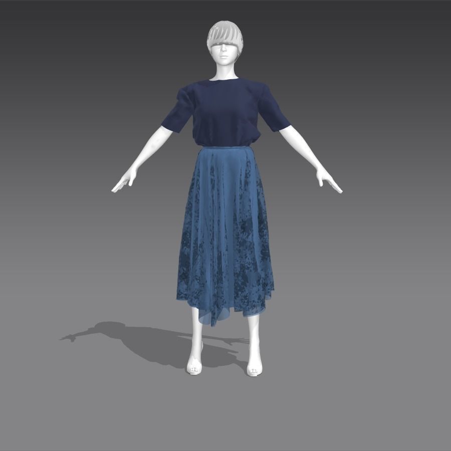 Female Clothing 17 3D model | CGTrader