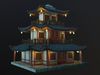 Asian Japanese Traditional Building Collection 3D model | CGTrader
