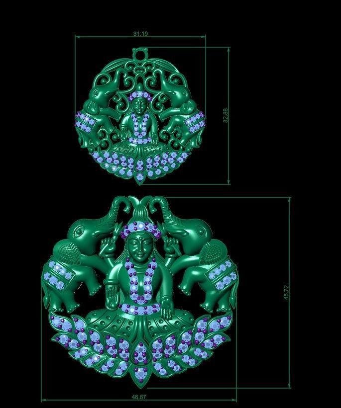 Laxmi Ji elephant Welcome Model 3D Model Collection 3D model 3D ...