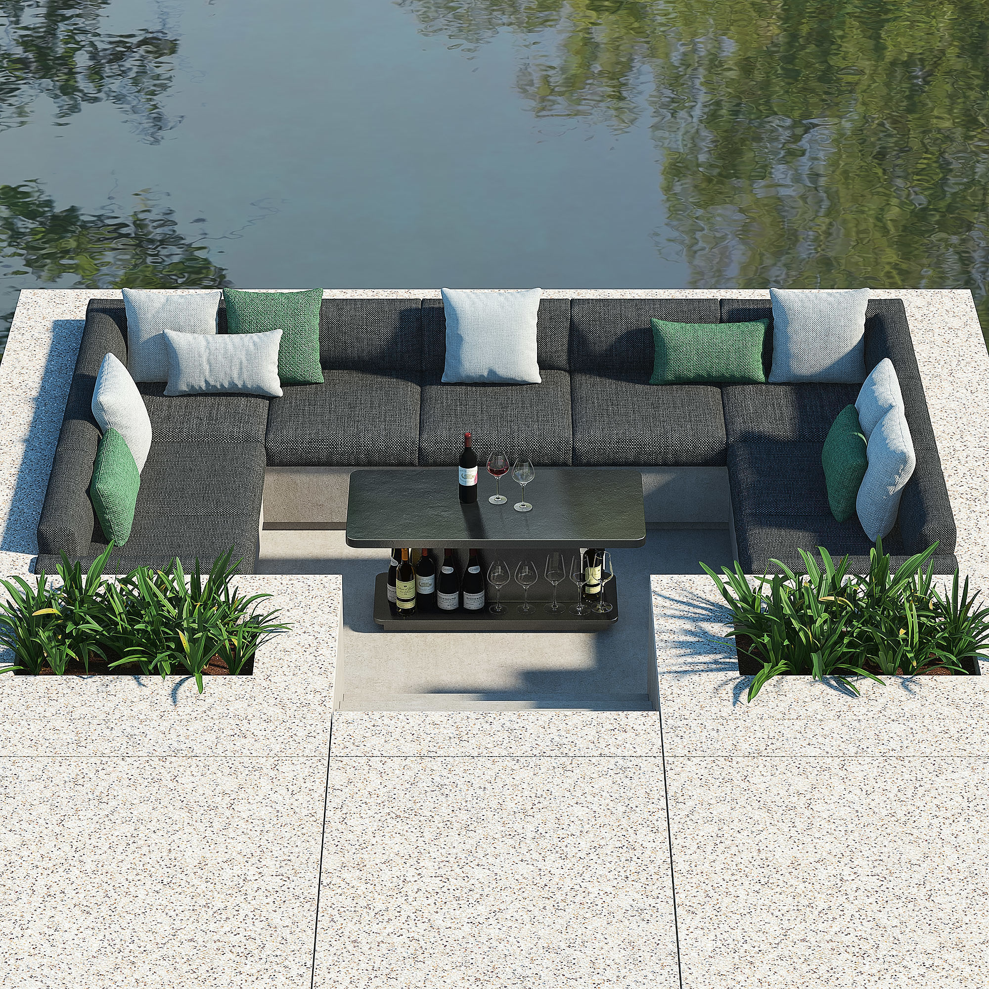 Lounge Pit 01 3D model | CGTrader