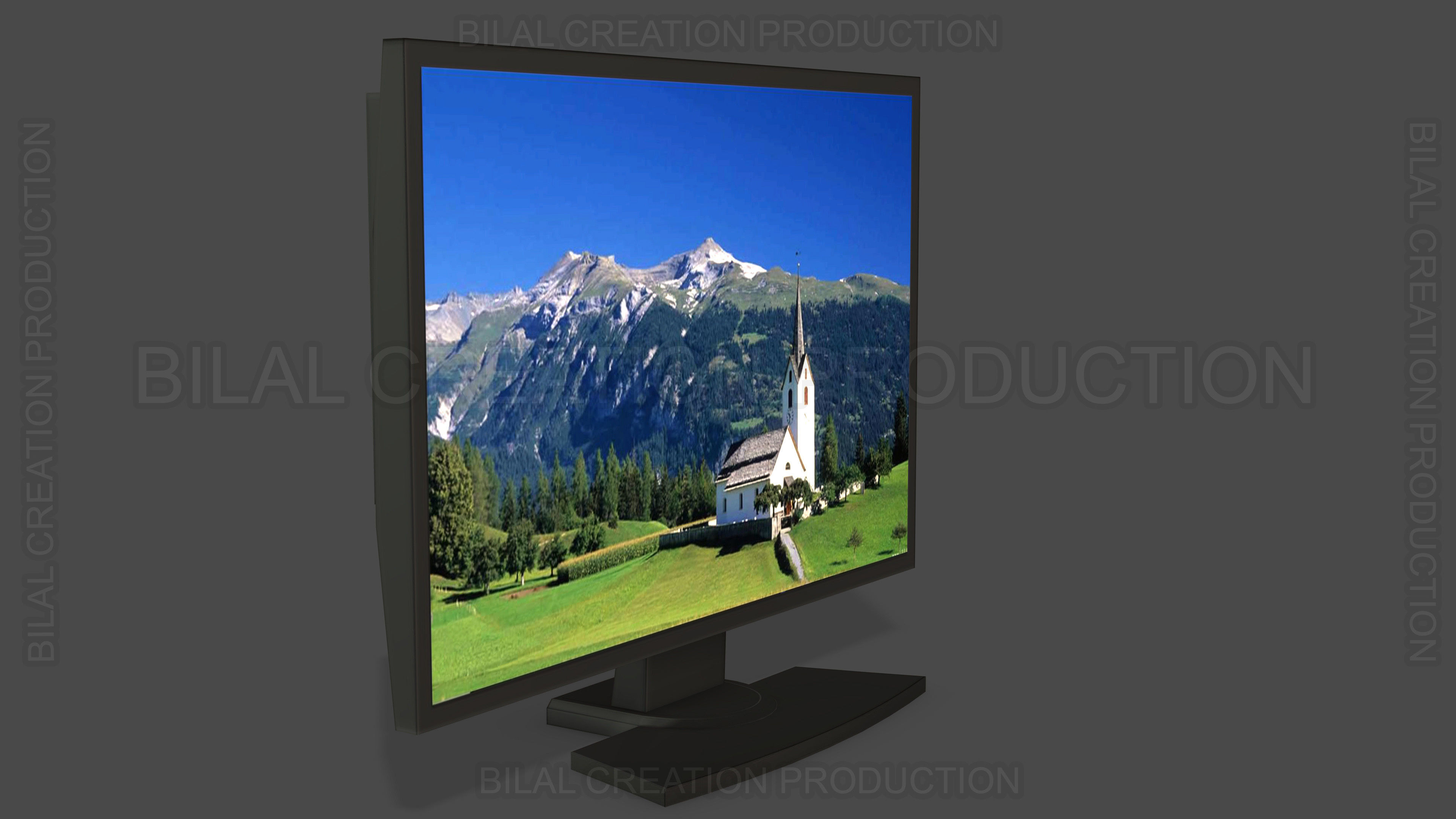 3D model COMPUTER LCD VR / AR / low-poly | CGTrader