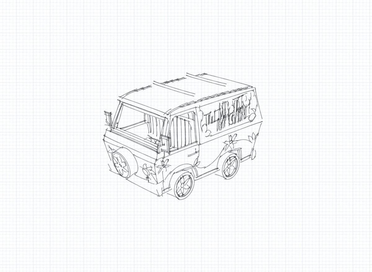 The Mystery Machine Scooby-Doo free 3D model | CGTrader